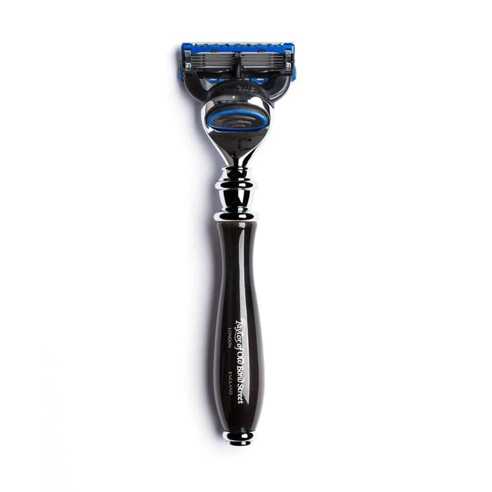Taylor of Old Bond Street Victorian Fusion Razor with Black Handle ...