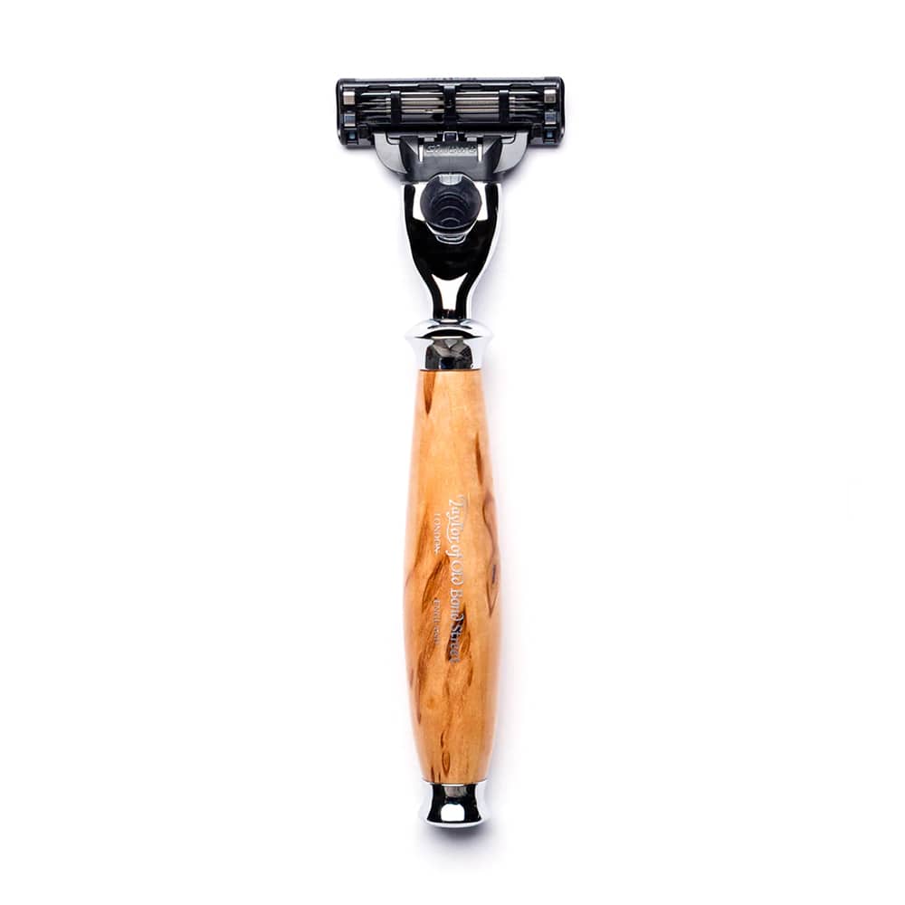 Taylor of Old Bond Street Mach 3 Razor with Birch Wood Handle – Luxx Brands