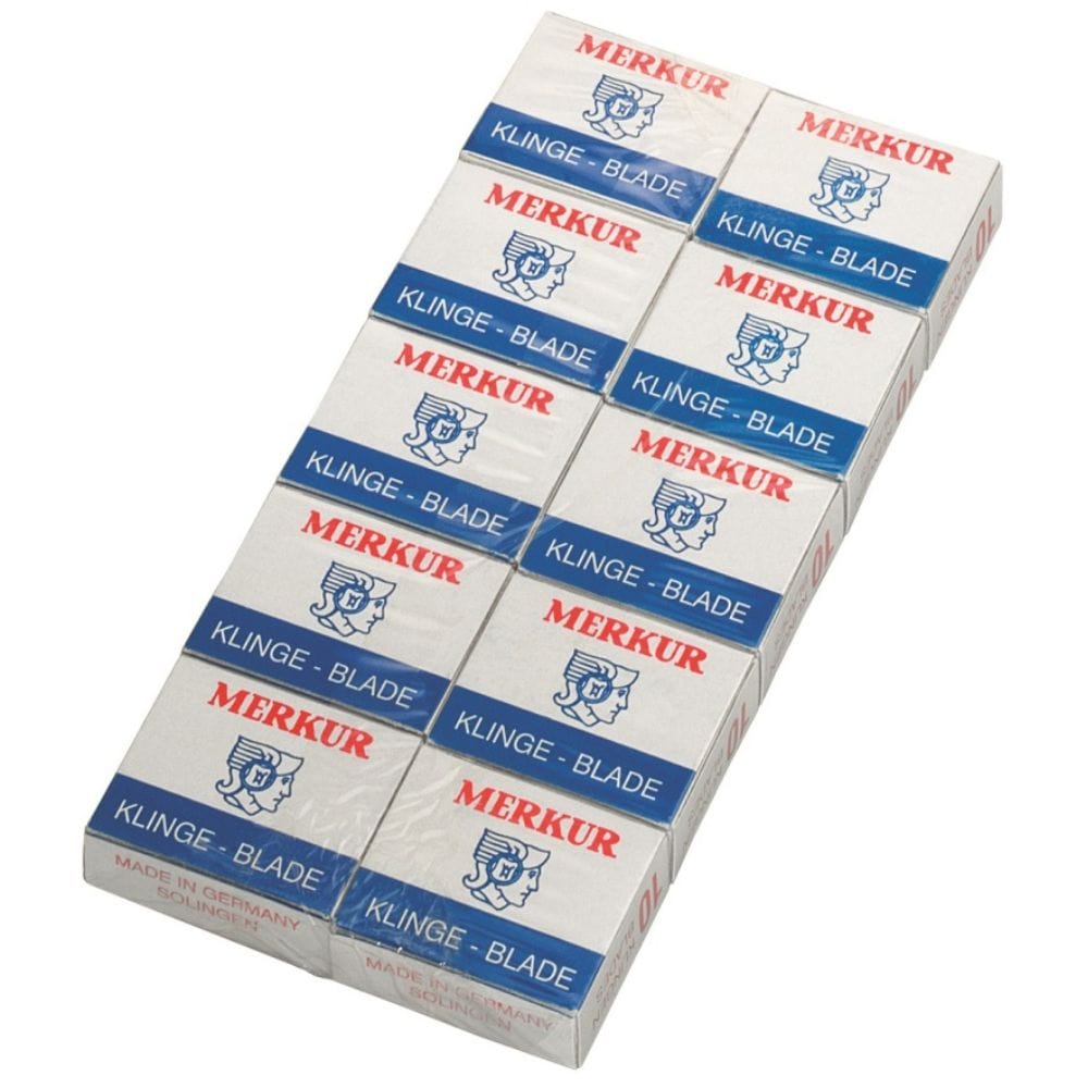 Merkur 908 Beard & Moustache Razor Blades (100) – Luxx Brands