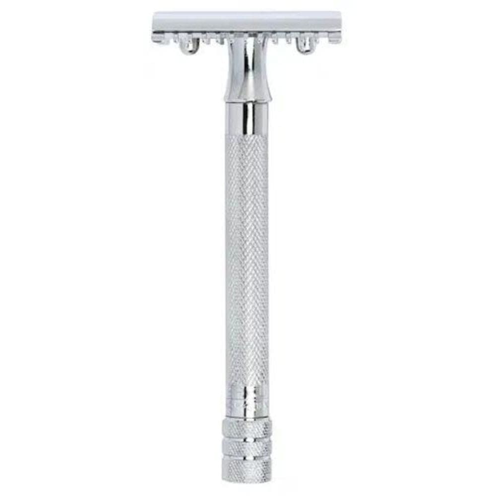 Merkur 25C Long Handle Safety Razor Chrome – Luxx Brands